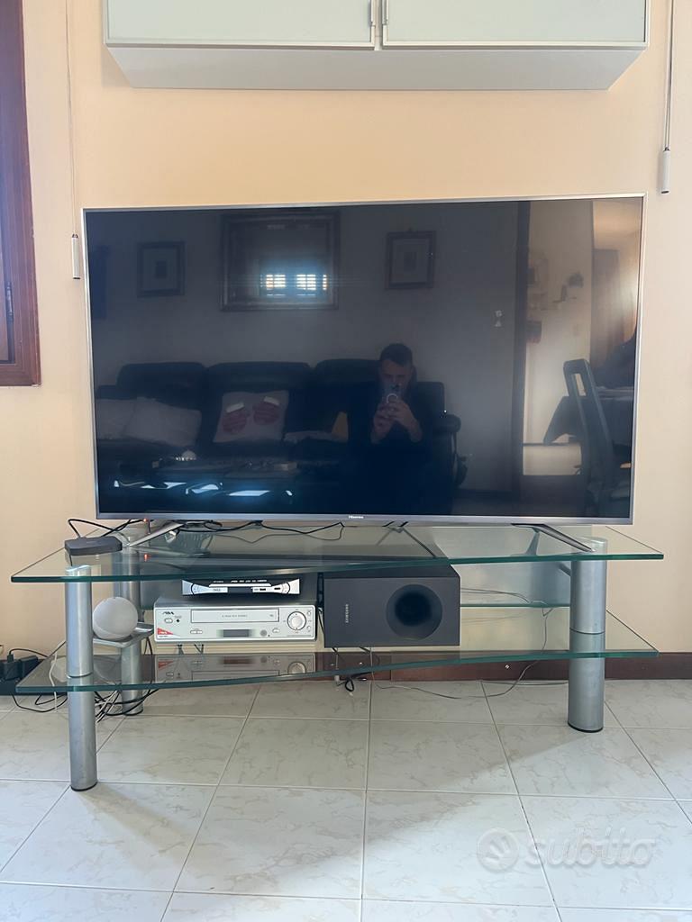 Mobile porta tv in vetro e acciaio - Arredamento e Casalinghi In ...