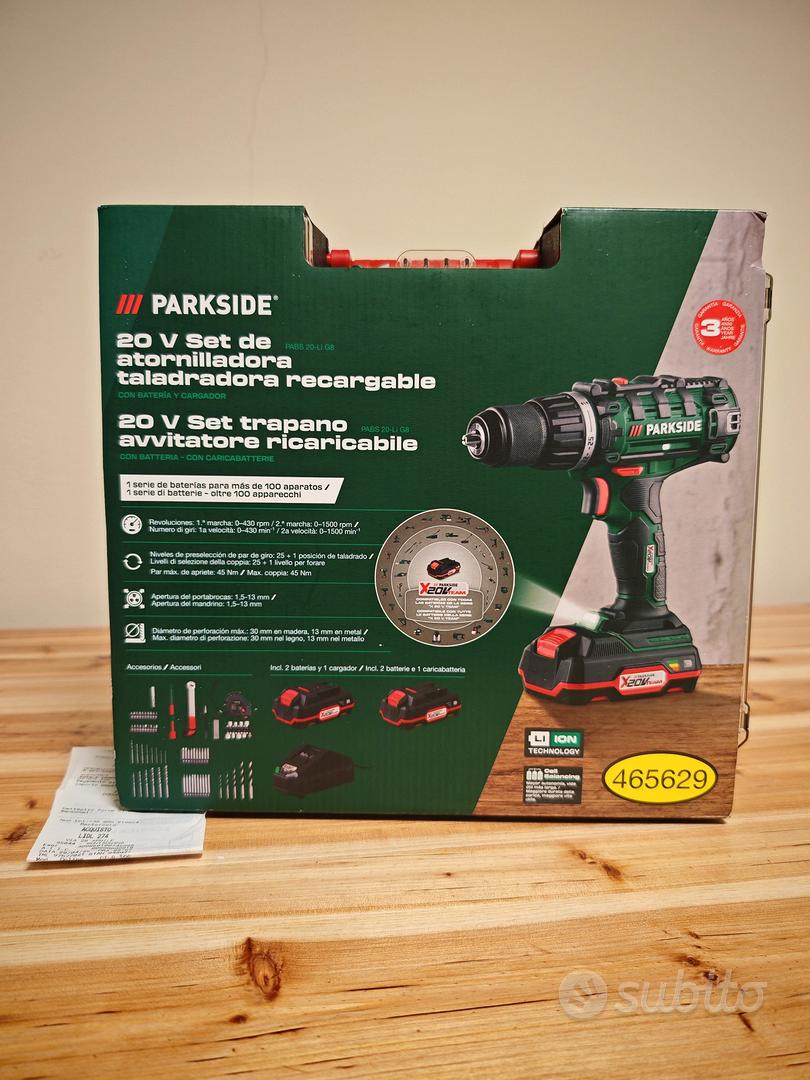 Trapano/avvitatore Parkside 20V - Giardino e Fai da te In vendita a Vicenza