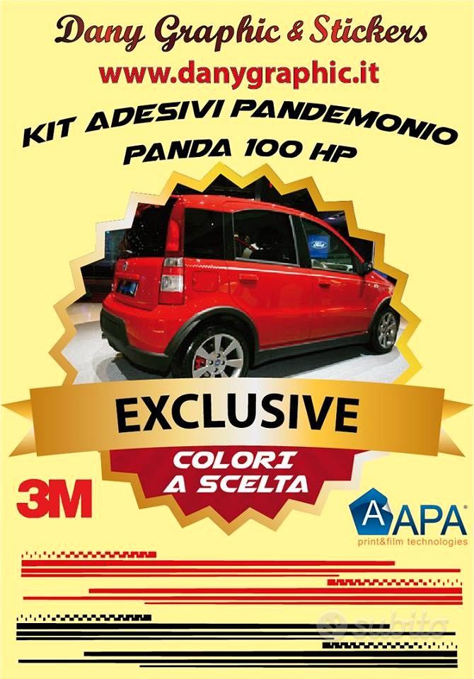 Kit adesivi pandemonio panda 100 hp - Accessori Auto In vendita a Taranto