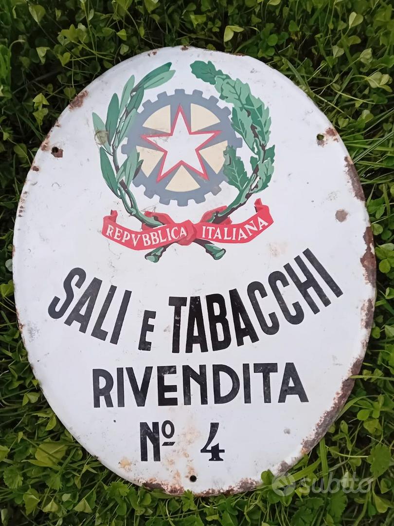 insegna sali e tabacchi - Collezionismo In vendita a Macerata