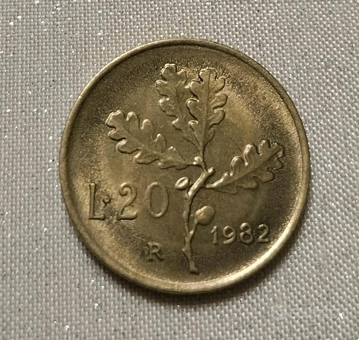 20 lire del 1982 con difetto di conio - Collezionismo In vendita a Napoli