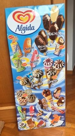 Tabella gelati algida anno 2000 - Collezionismo In vendita a Messina