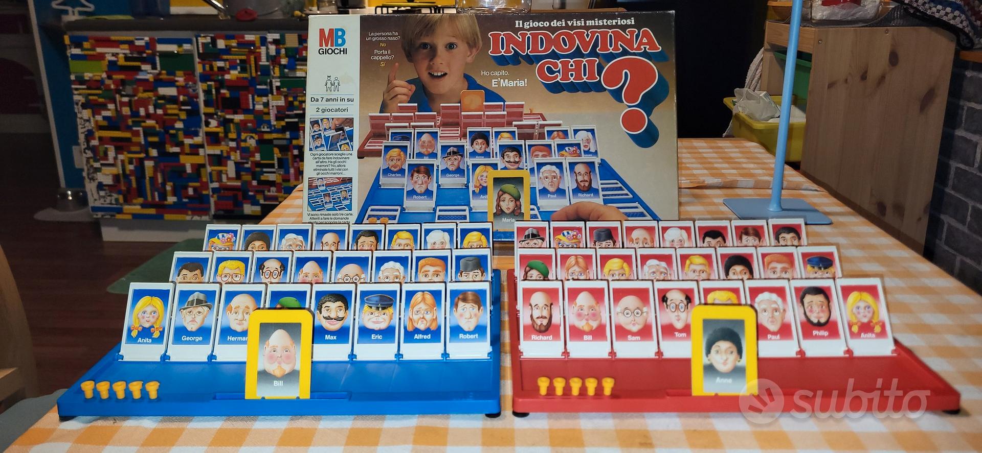 Indovina chi? - gioco vintage da tavolo anni 80 - Tutto per i bambini ...
