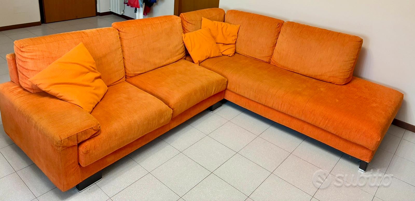 Divano angolare 265x234 cm sfoderabile e lavabile - Arredamento e ...