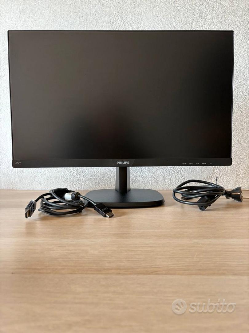 Monitor PHILIPS 24" Pollici Full HD + Cavo HDMI - Informatica In ...