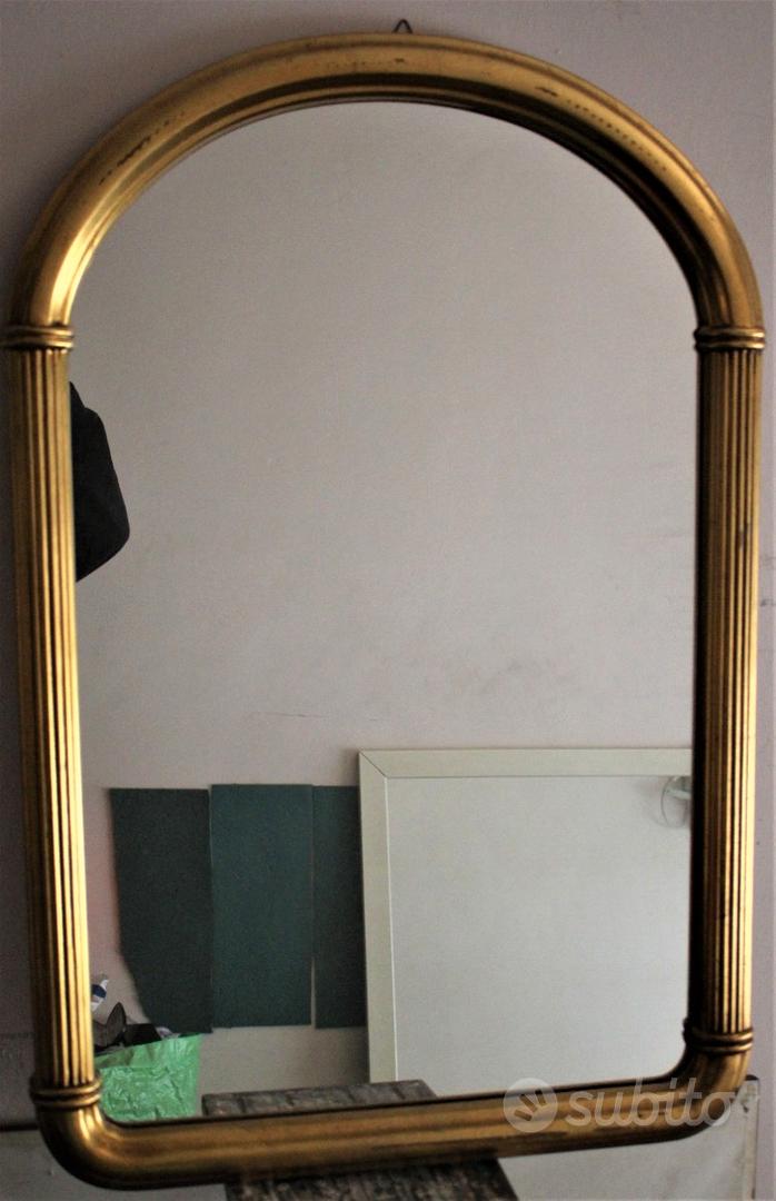 Specchio con cornice dorata - Collezionismo In vendita a Torino