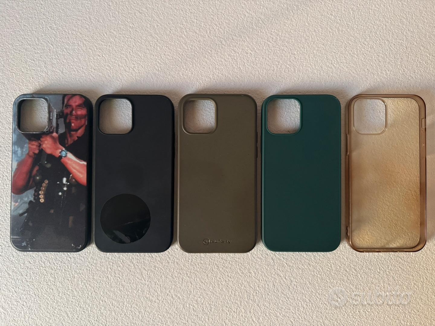 Cover Iphone 12 Pro + Protezione schermo - Telefonia In vendita a Bergamo