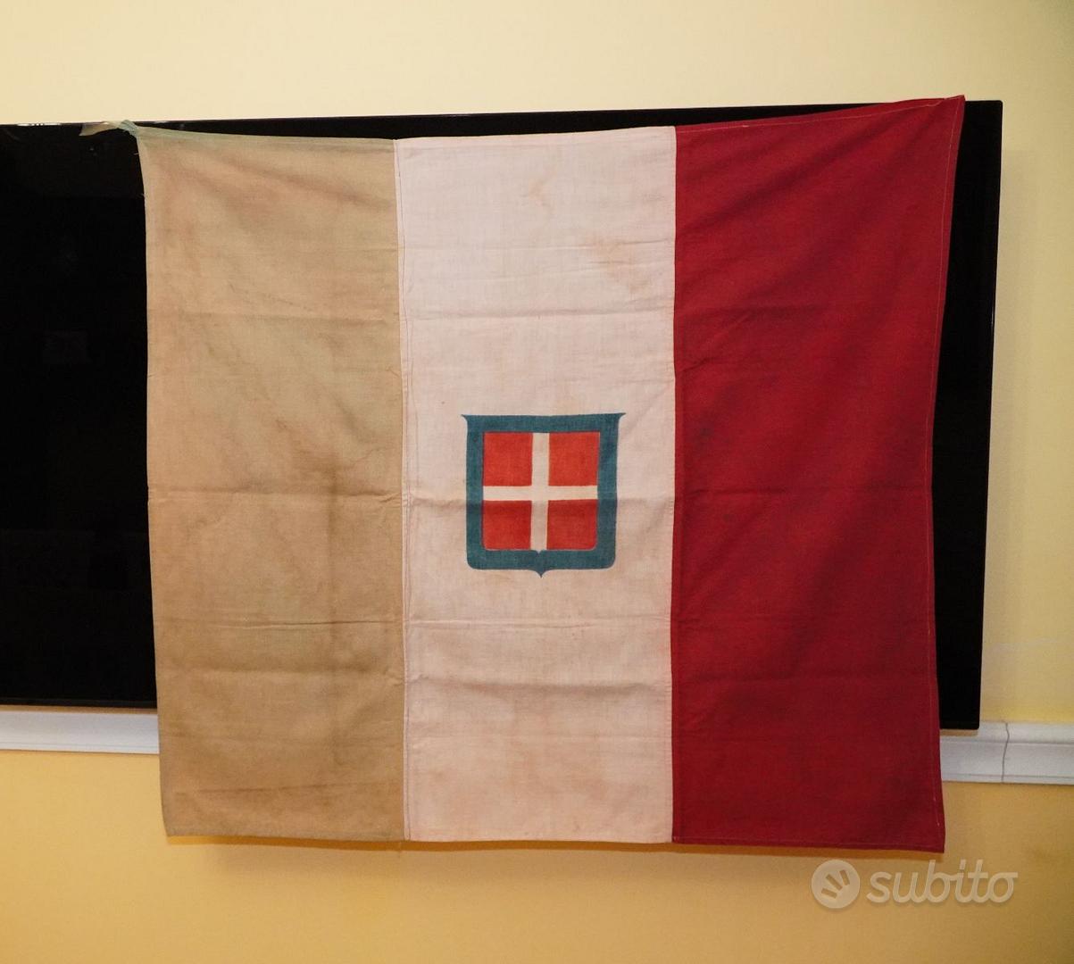 bandiera Sabauda da balcone, WW1, WW2, (originale) - Collezionismo In ...