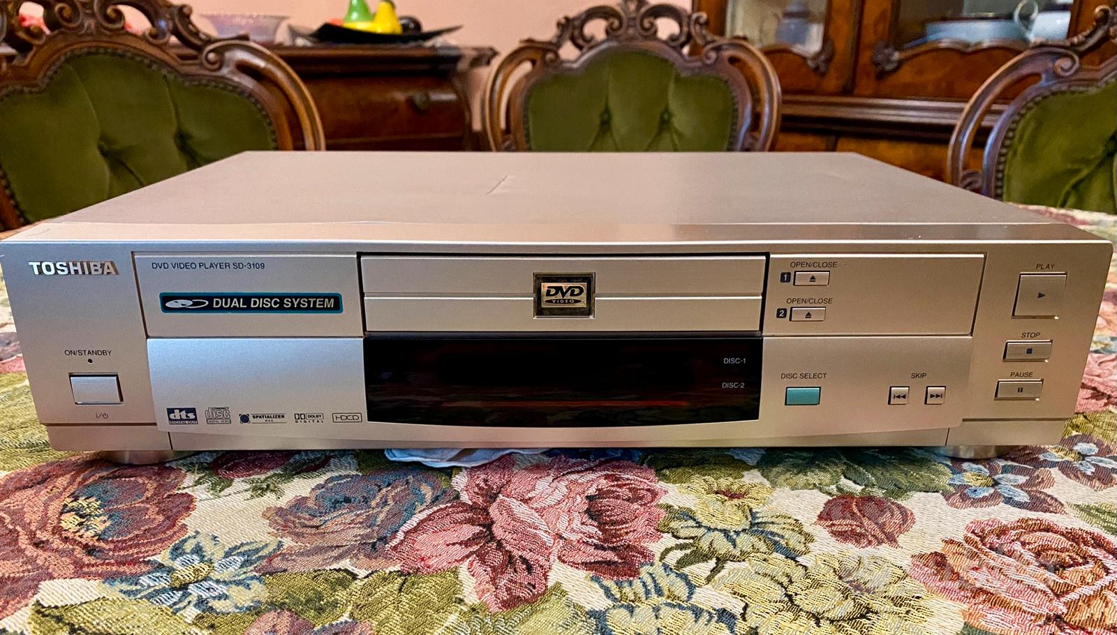Dual DVD/CD Player Toshiba model SD-3109 - Audio/Video In vendita a Caserta