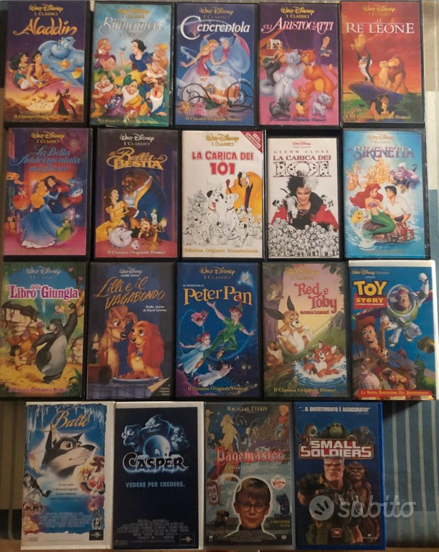 Cassette VHS Fiabe WALT DISNEY (e non solo) - Audio/Video In vendita a Roma