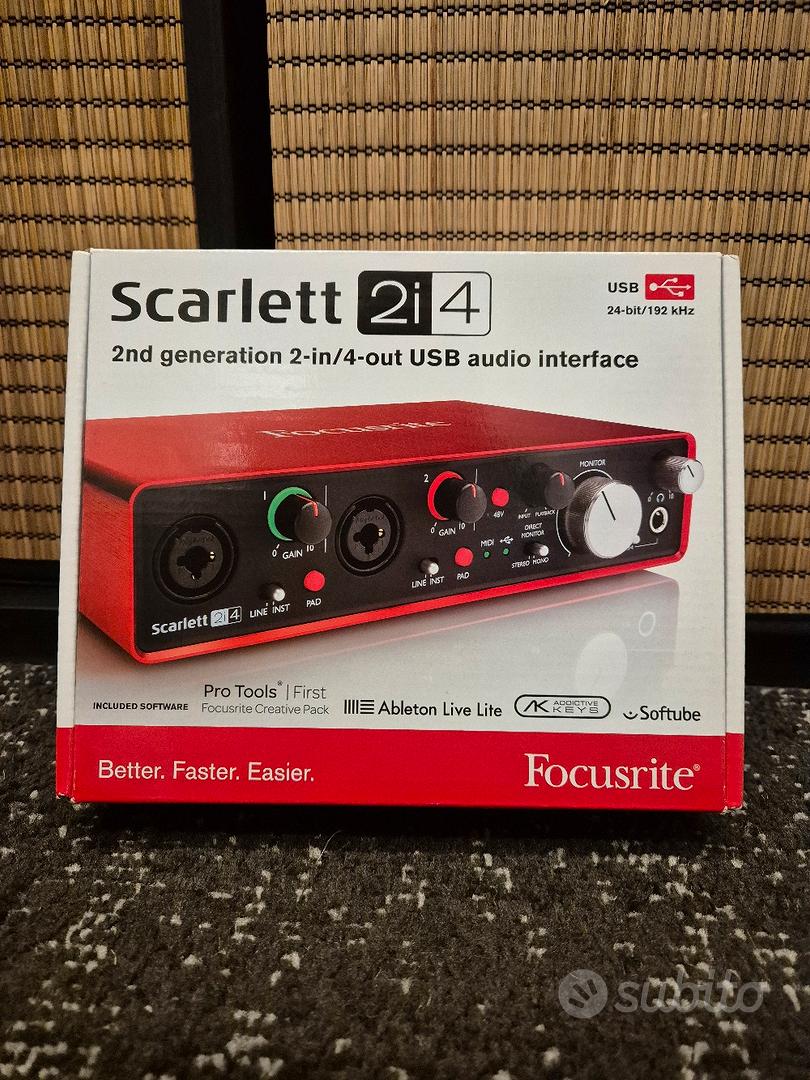 Focusrite Scarlett 2i4 (2nd gen) - Audio/Video In vendita a Rimini