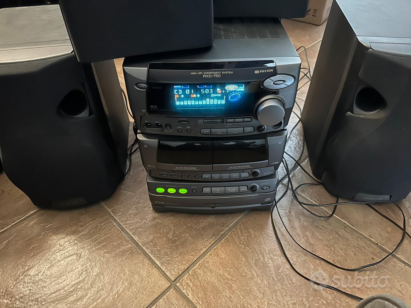 Mini Hifi kenwood rxd-750 100W - Audio/Video In vendita a Palermo