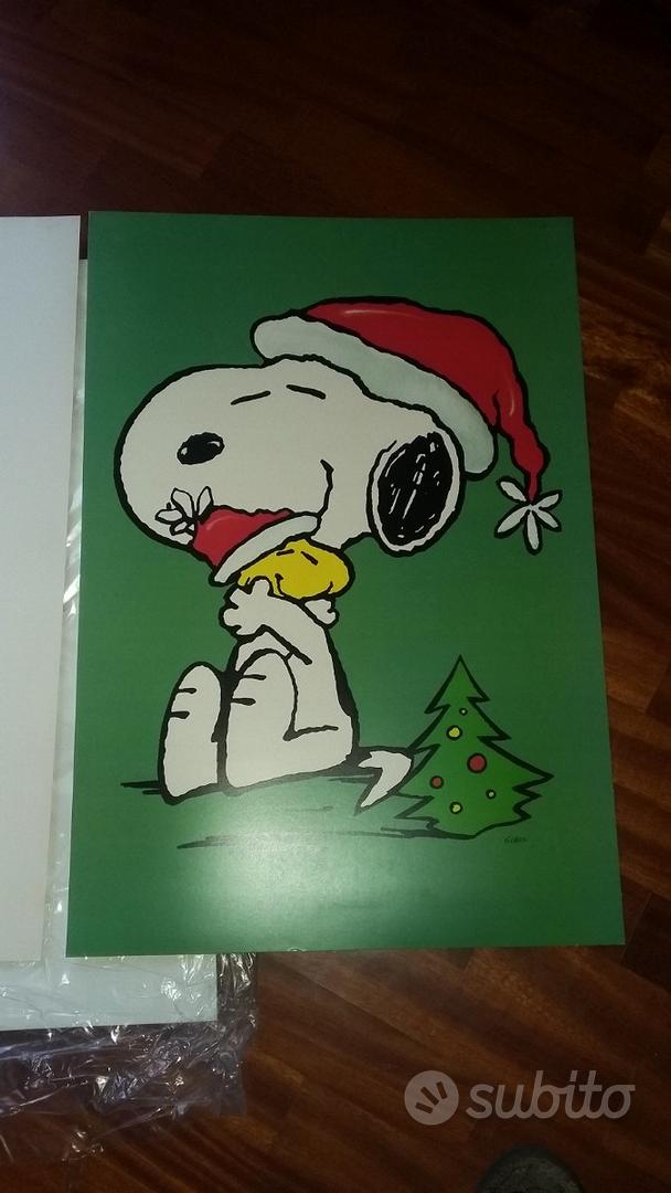 Peanuts snoopy 80 maxi biglietto auguri Natale pop - Collezionismo In ...