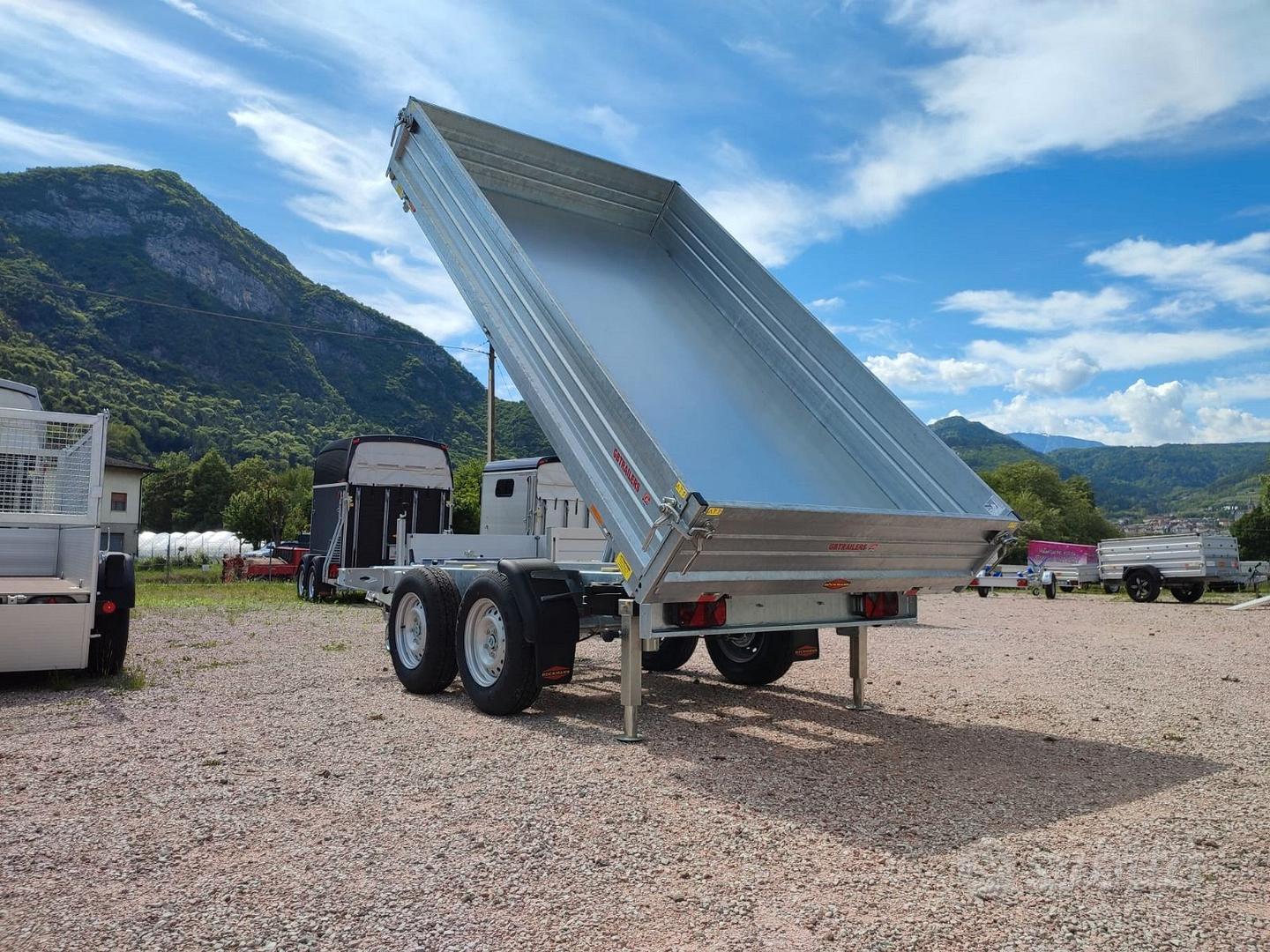 Subito - GBTRAILERS - Carrello rimorchio auto ribaltabile tri-laterale ...