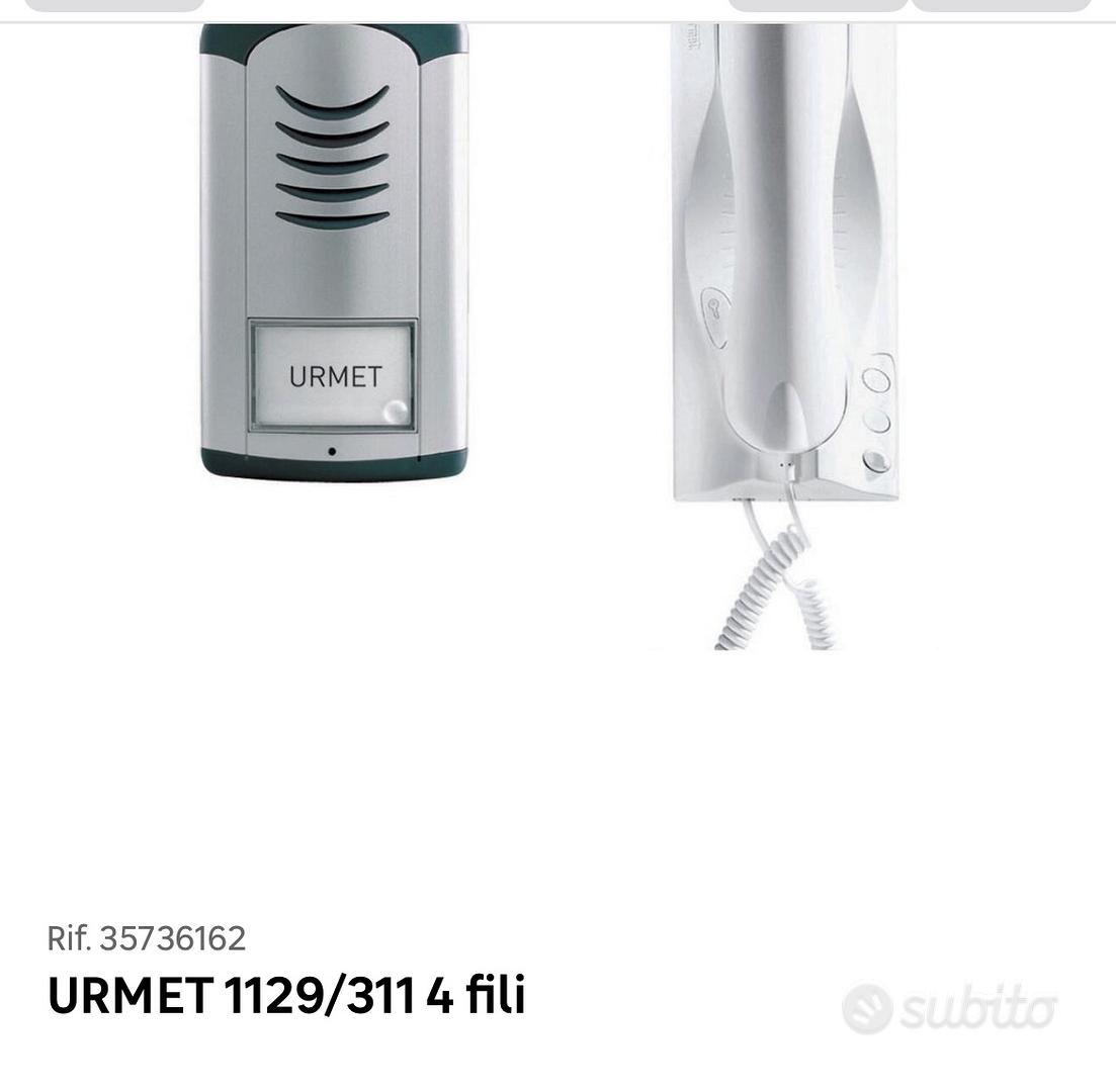 urmet kit citofono 4 fili monofamiliare 1129/311 - Elettrodomestici In ...