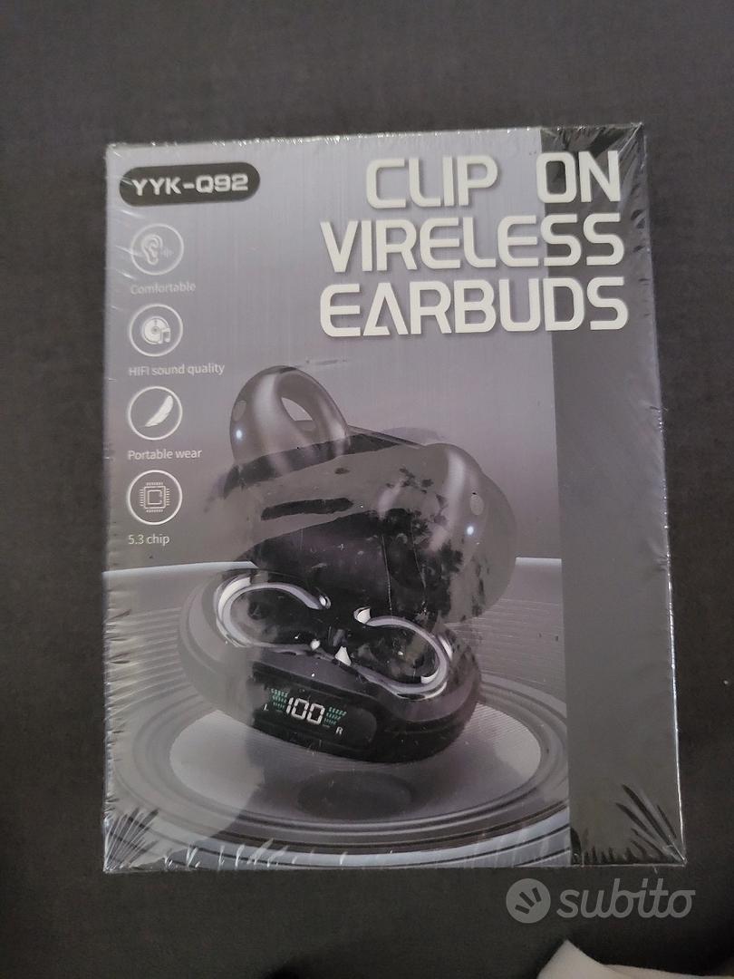 Cuffie Bluetooth Clip Ear Wireless Auricolari - Audio/Video In vendita ...