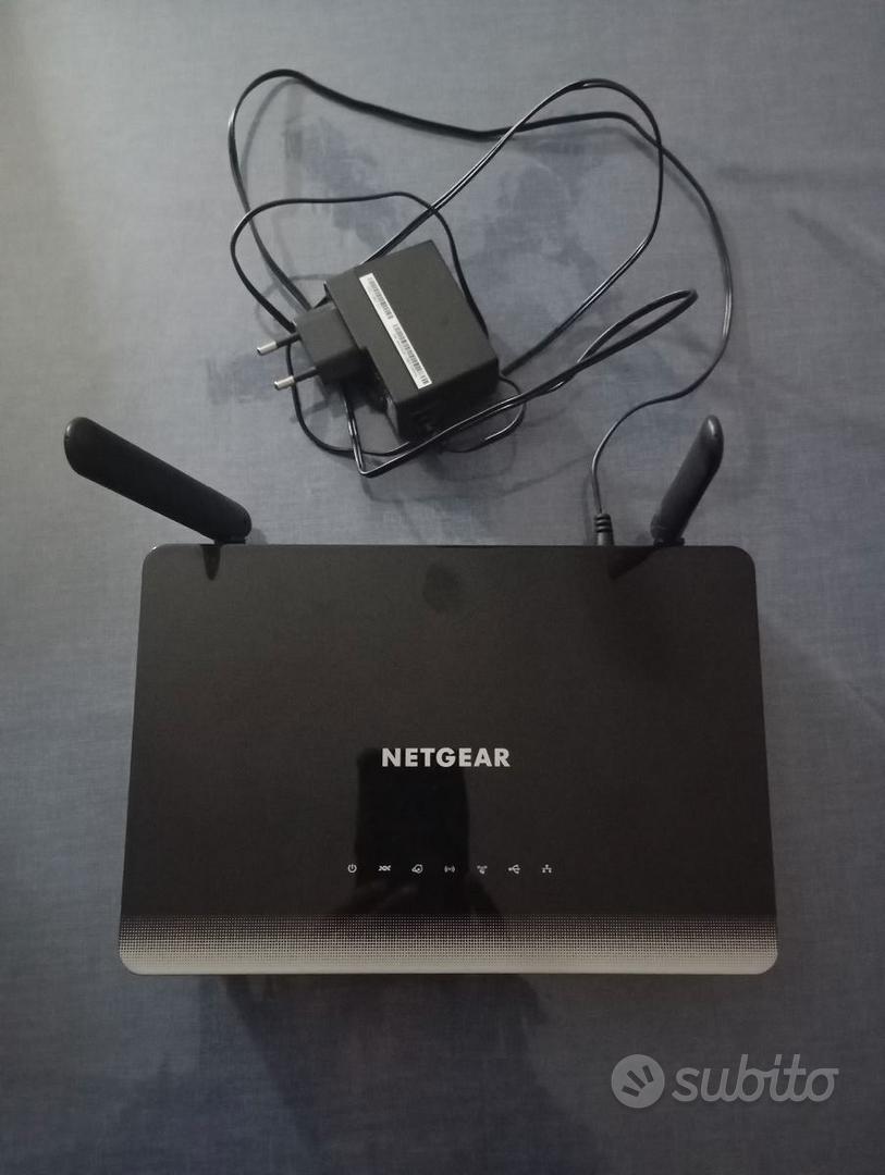NetgearD3600 router‑modem DSL N600 dual‑band - Informatica In vendita a ...