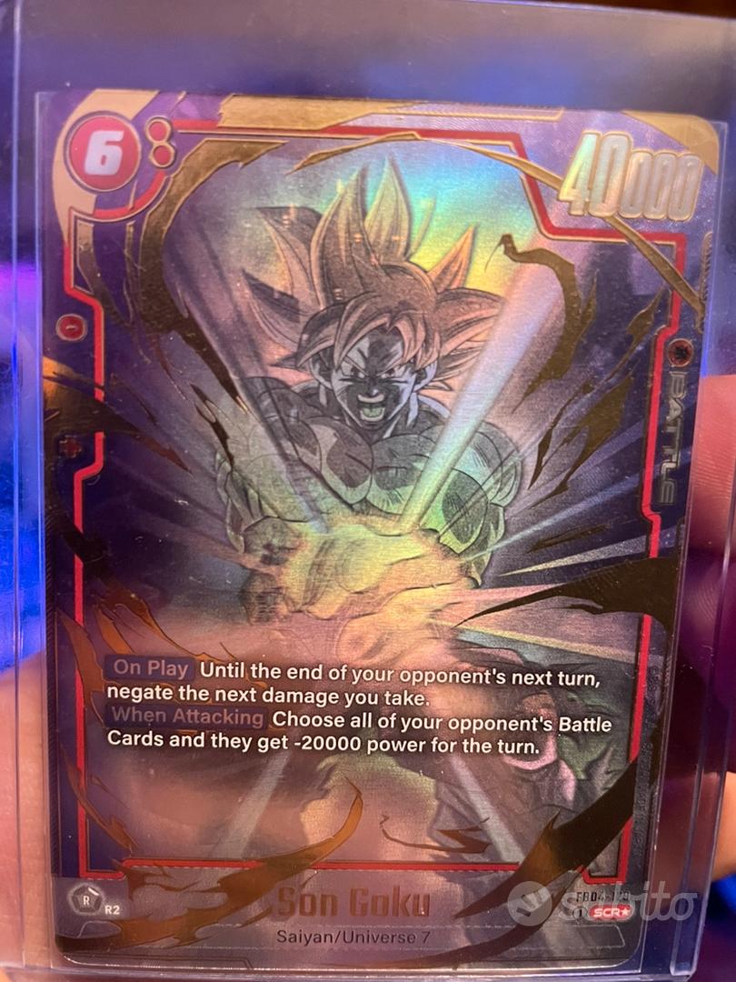 Son Goku FB04-129 V2 fusion world card - Collezionismo In vendita a Bergamo