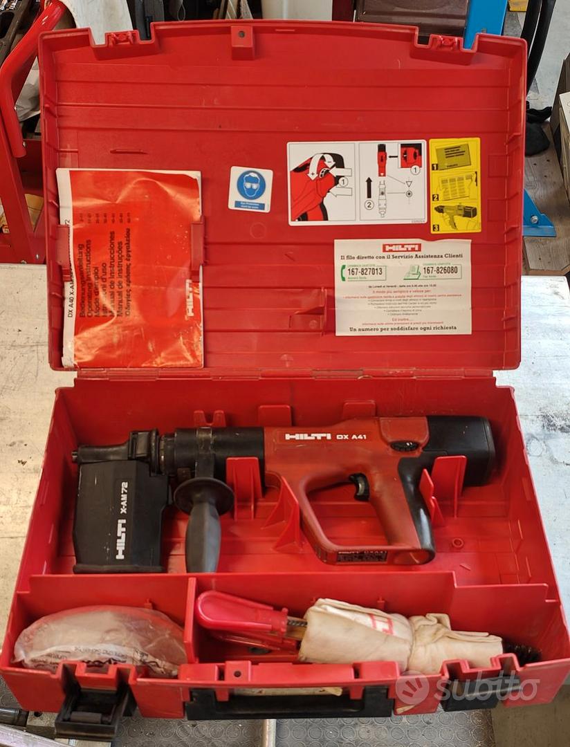 sparachiodi a propulsore hilti DX A41 - Giardino e Fai da te In vendita a Rovigo