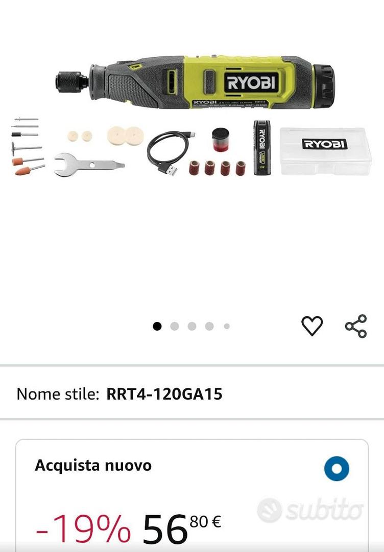 Ryobi RRT4-120GA15 Utensile Rotativo 4V - Giardino e Fai da te In ...