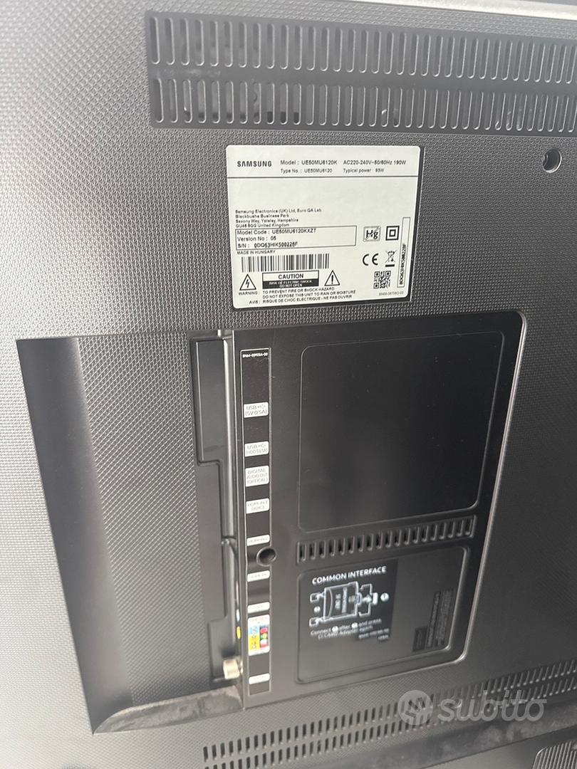 Smart tv samsung 50” 4K UHD + telecomando Perfetto - Audio/Video In ...