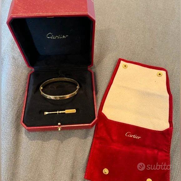 Bracciale Cartier Love autentico in oro - Abbigliamento e Accessori In ...
