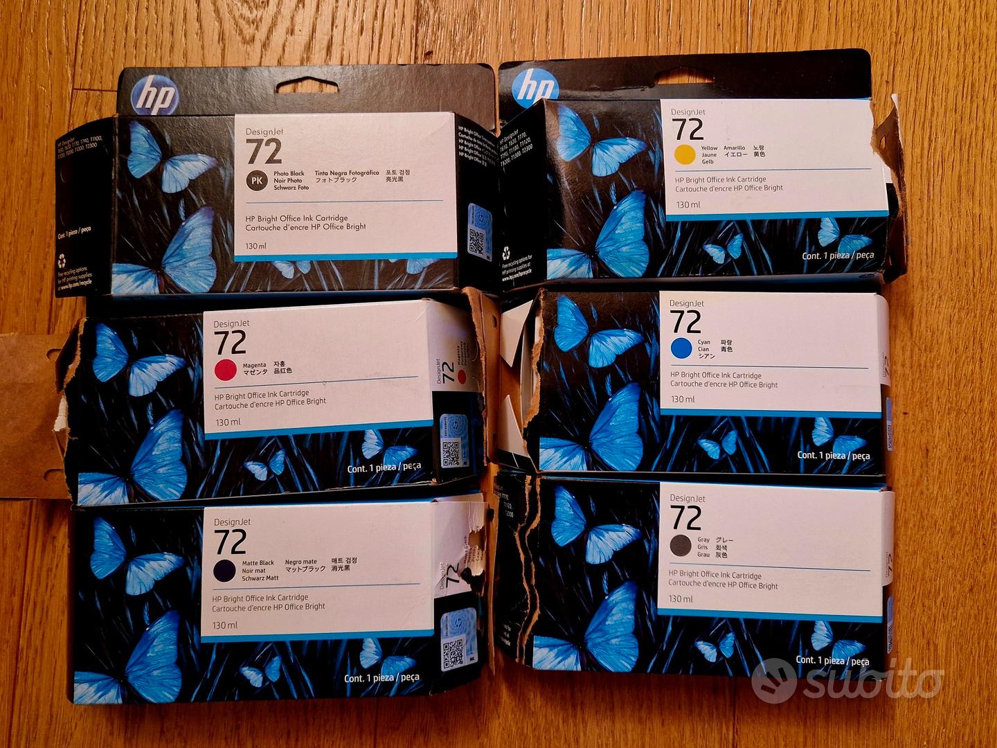 Cartucce plotter nuove Hp Ink Jet ml.130 originali - Informatica In ...
