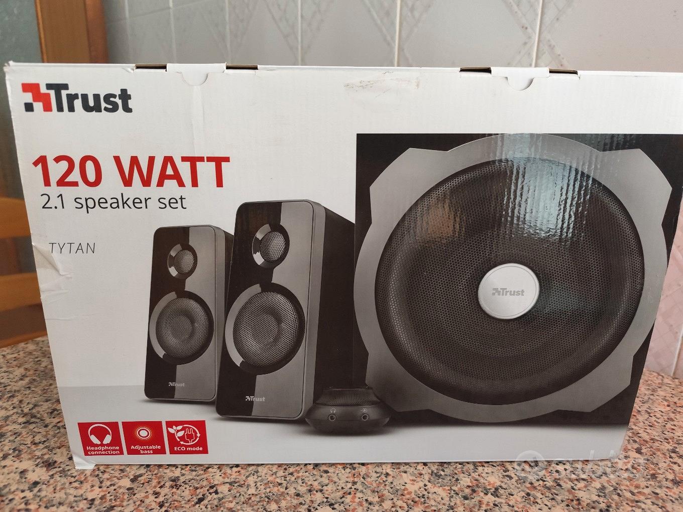 casse audio trust tyrant 2.1 +subwoofer 120watt - Audio/Video In ...
