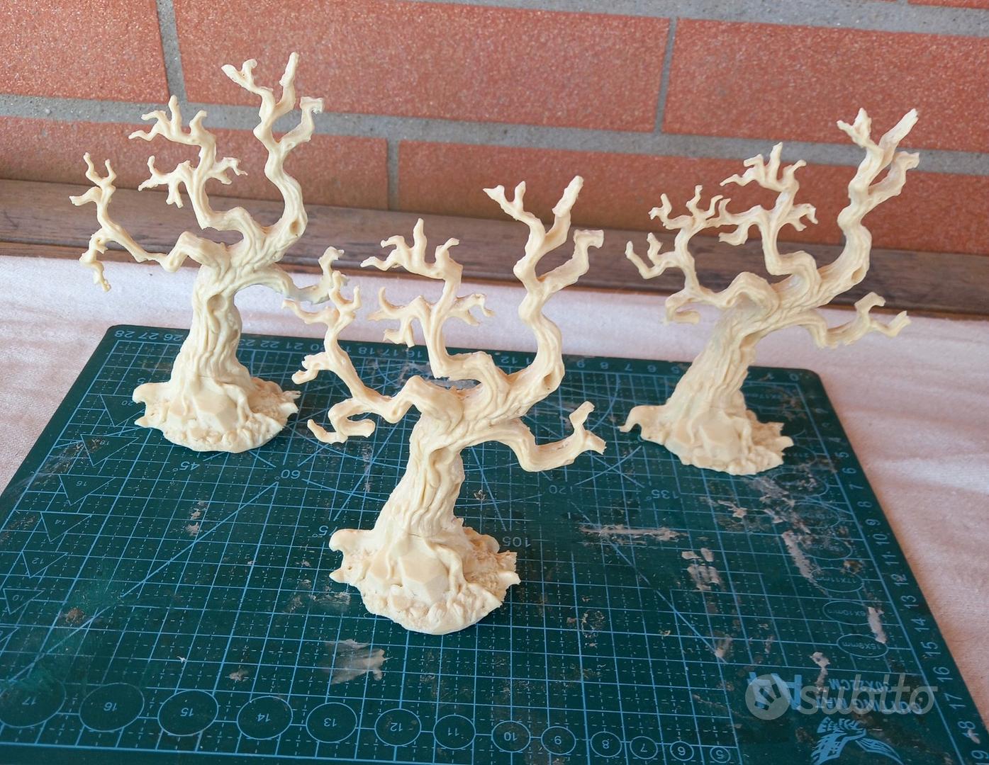 Terrain Wargame Warhammer AoS Citadel Wood 3 Trees - Collezionismo In ...