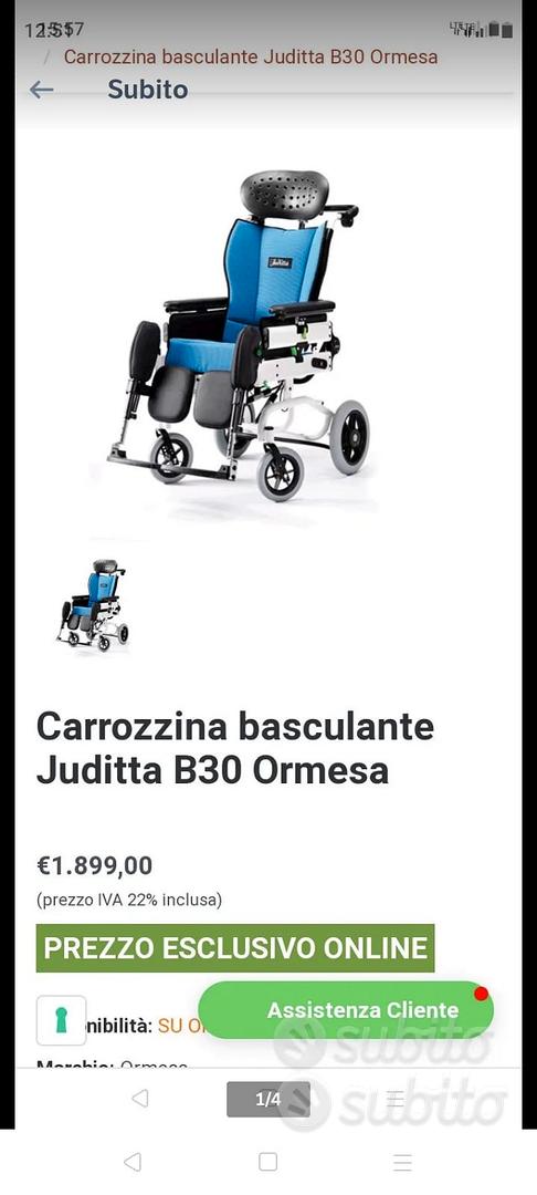 nuova sedia a rotelle basculante polifunzionale - Arredamento e ...