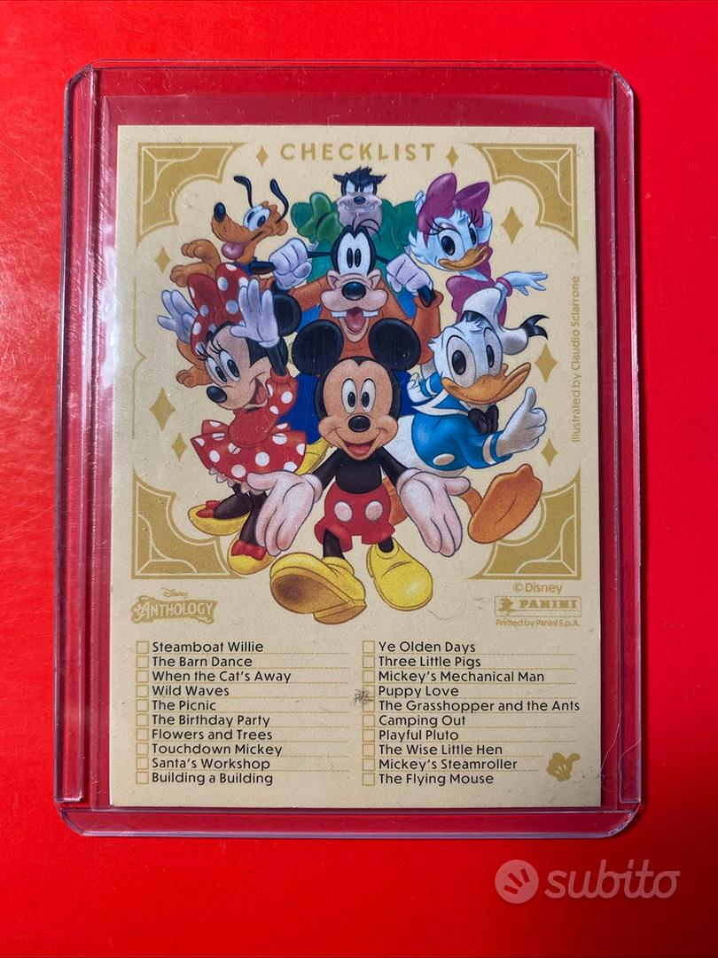 Disney Anthology Checklist Card Carta - Collezionismo In vendita a Lucca