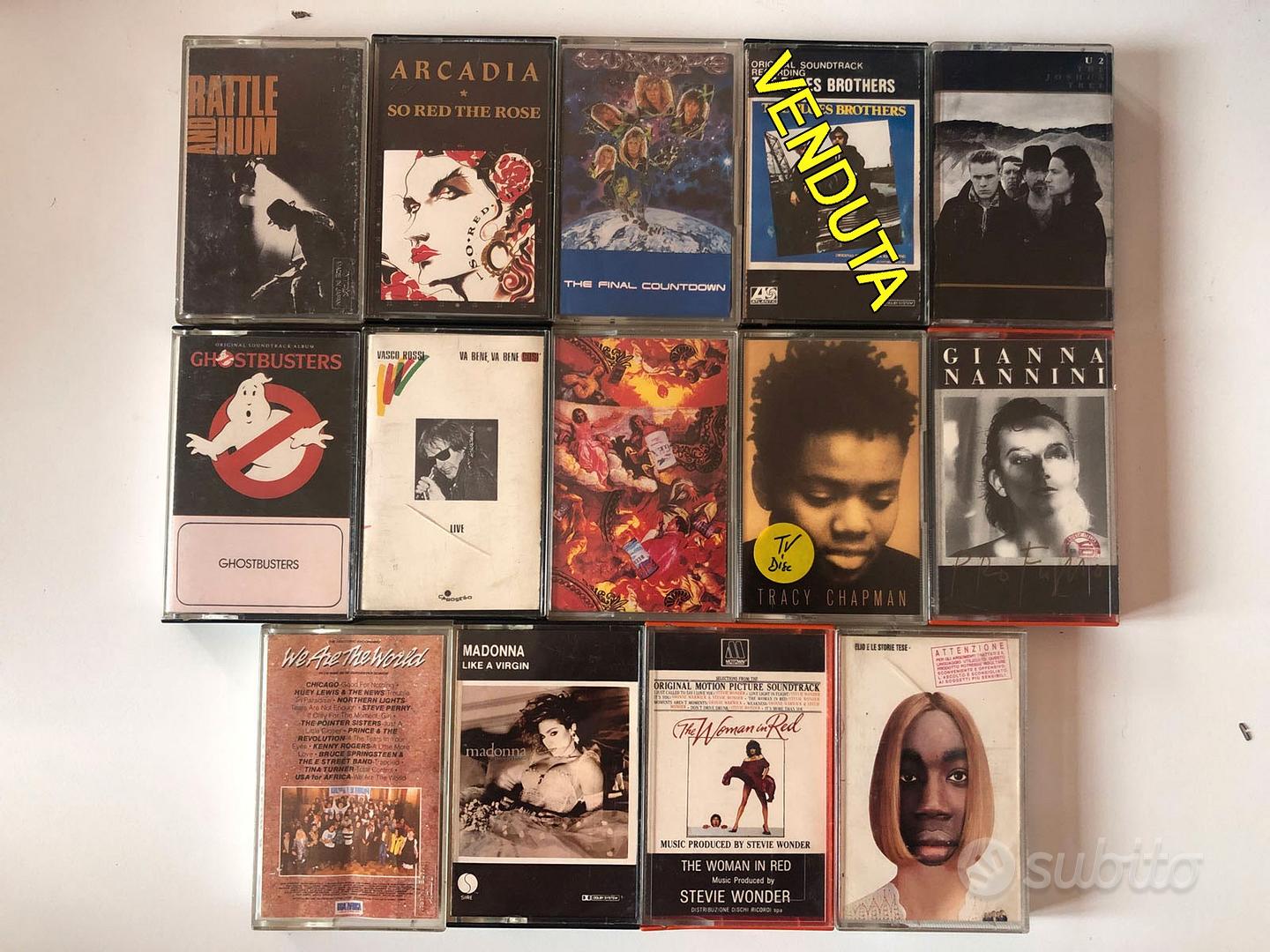 Cassette anni '80 - Musica e Film In vendita a Roma