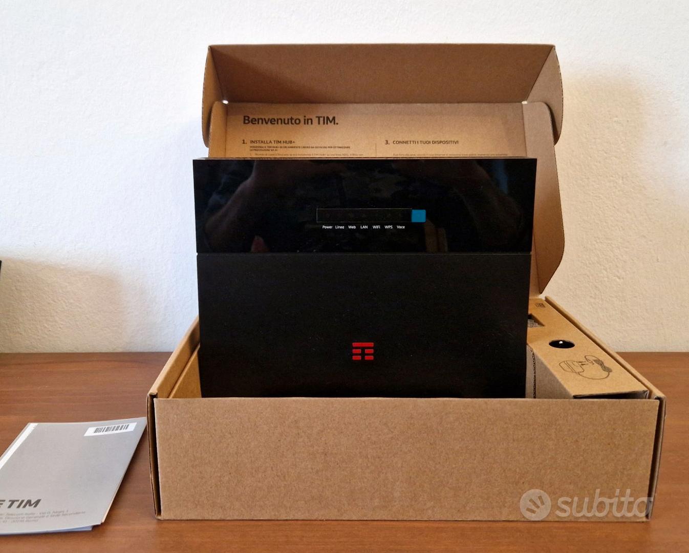 Modem TIM Hub + Plus - WI-FI 6 - ADSL, VDSL, FTTH - Informatica In ...