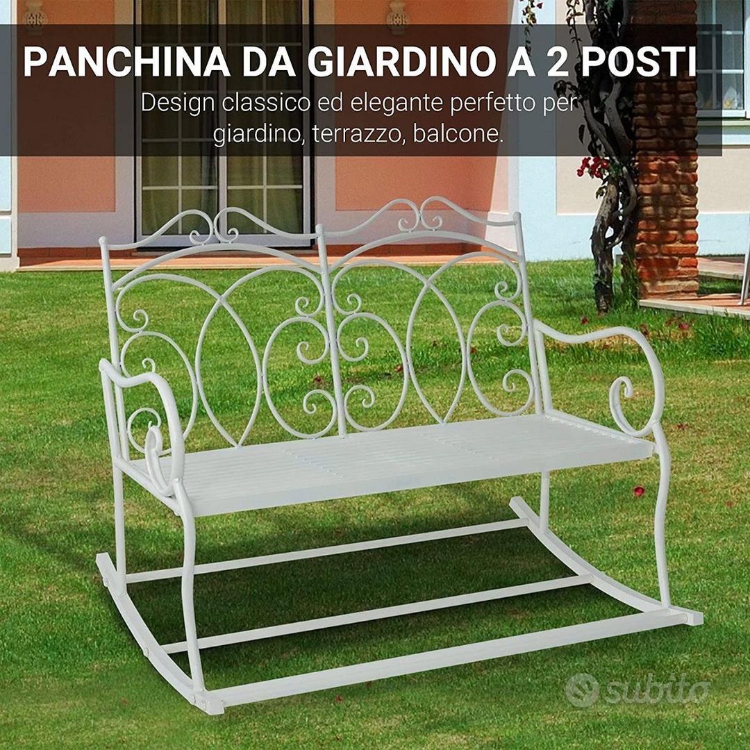 Panchina a Dondolo da Esterno, Dondolo 2 Posti - Giardino e Fai da te ...