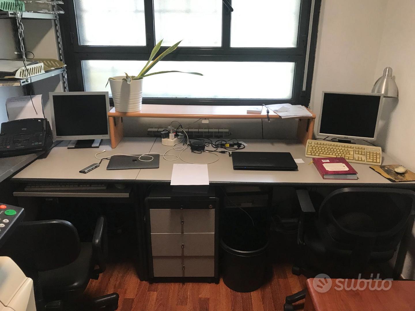 Scrivania separabile per ufficio + cassettiera - Arredamento e ...