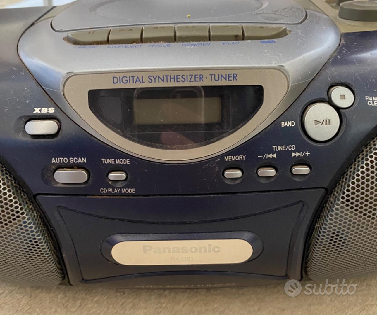 Panasonic RX-D21 Boombox - CD, Radio Cassette Comp - Audio/Video In ...