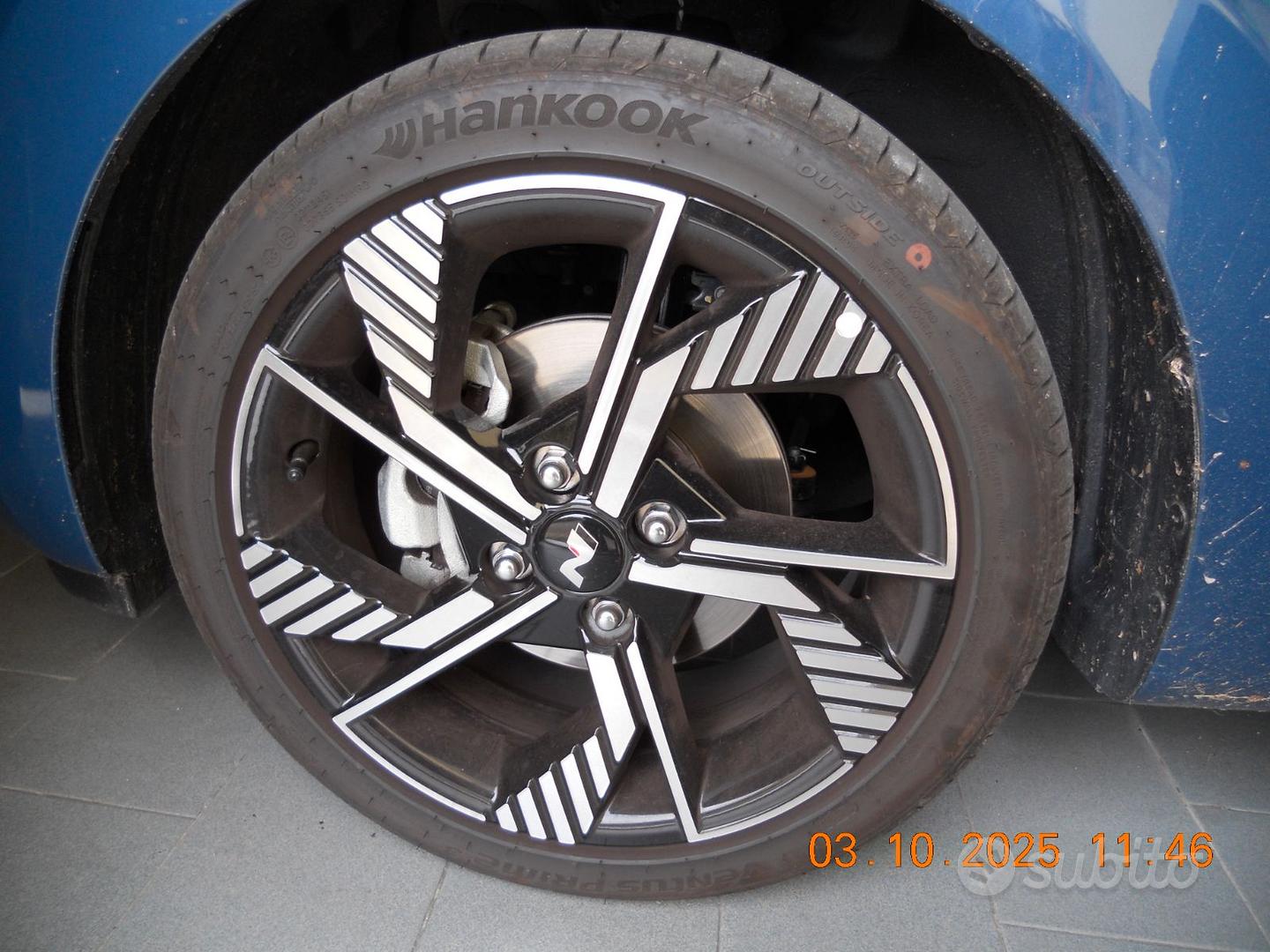COPERTONI AUTO HANKOOK MONTATI SU I10 NLINE - Accessori Auto In vendita ...