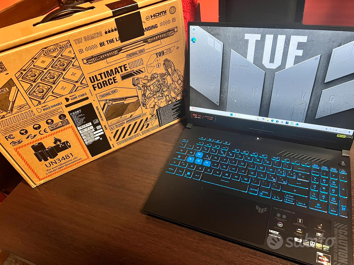 Asus tuf A15 RTX 4060 !!! Garanzia 2026 - Informatica In vendita a Varese