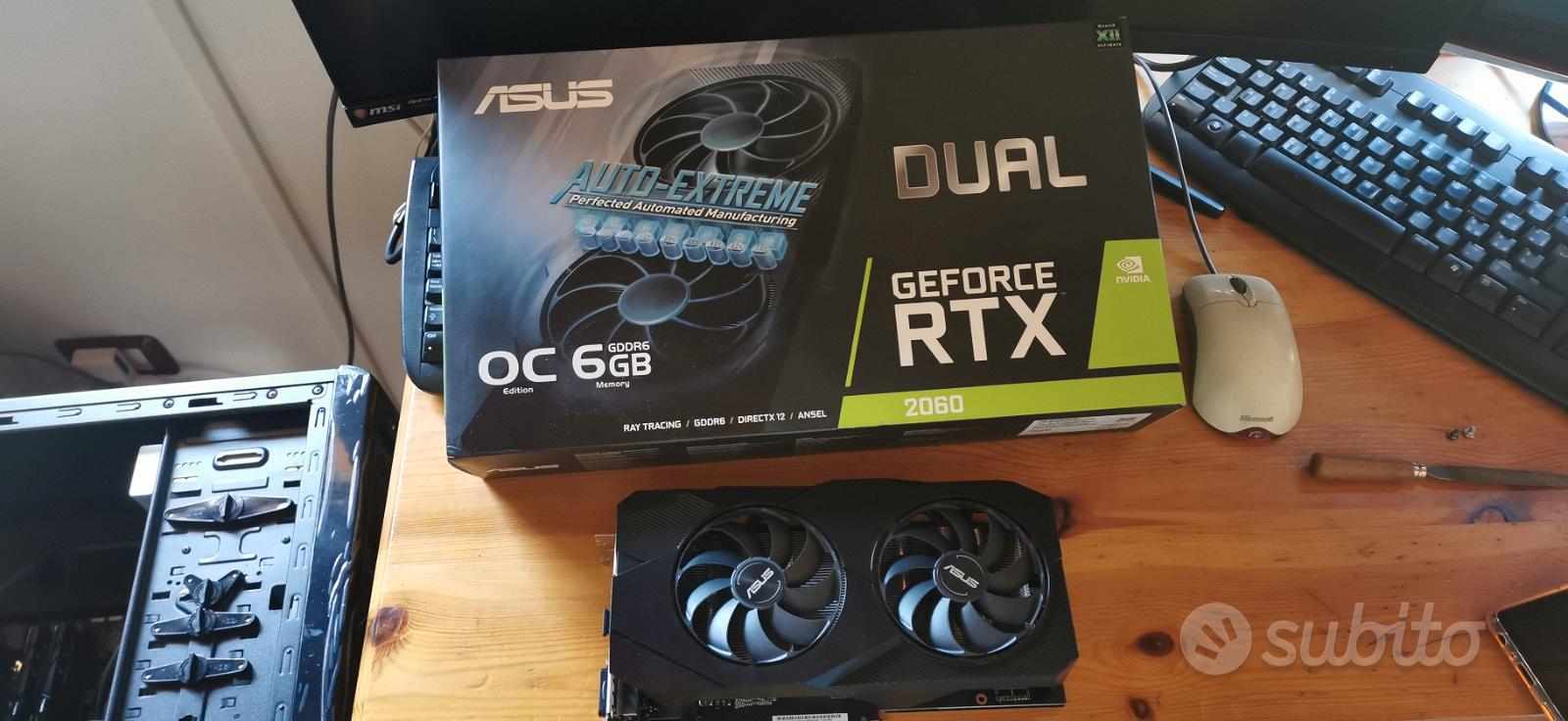 Scheda Video Asus Dual RTX 2060 6gb DDr6 OC Editio - Informatica In ...