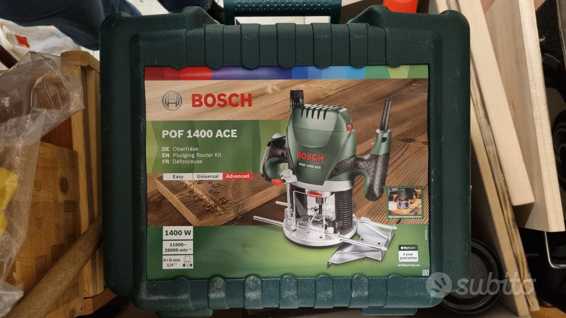 Fresatrice NUOVA Bosch POF 1400 ACE - Giardino e Fai da te In vendita a ...