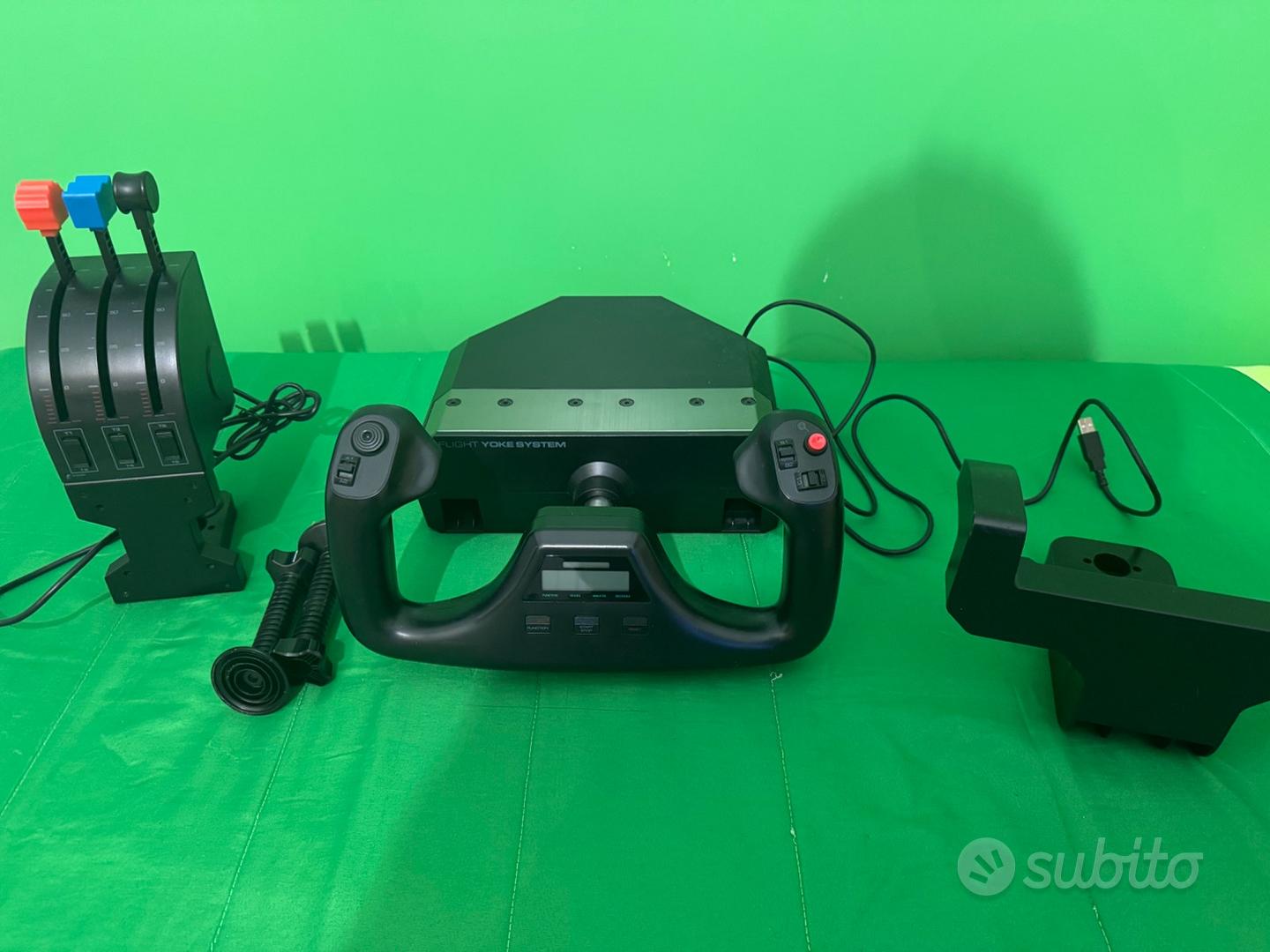 Logitech Flight Simulator Yoke Controller - Console e Videogiochi In ...