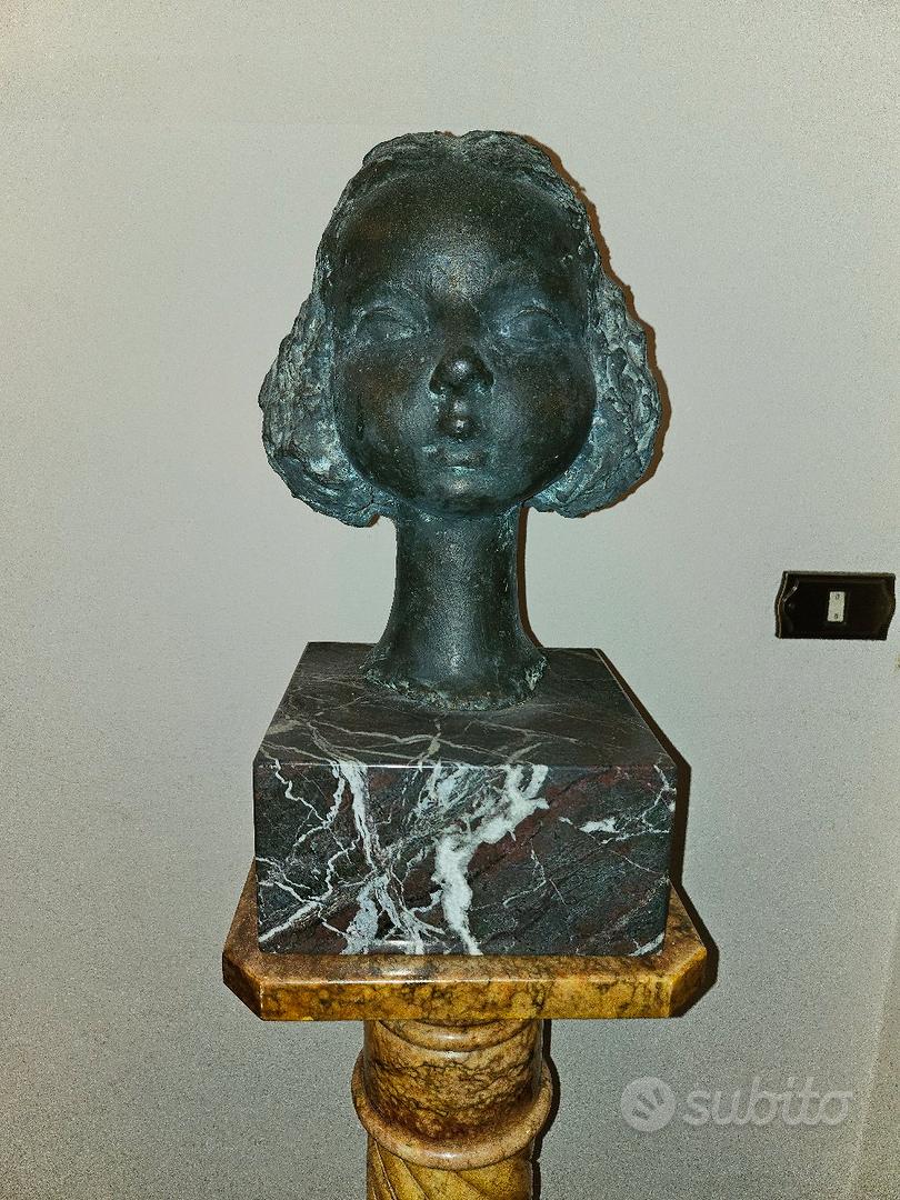 Testa in Bronzo scultore Carlo Conte - Arredamento e Casalinghi In vendita a Treviso