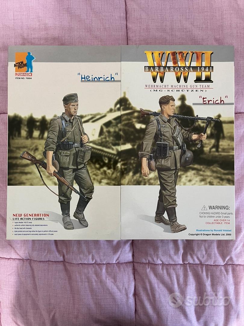 WWII Barbarossa 1941 Wehrmacht machine gun team - Collezionismo In ...