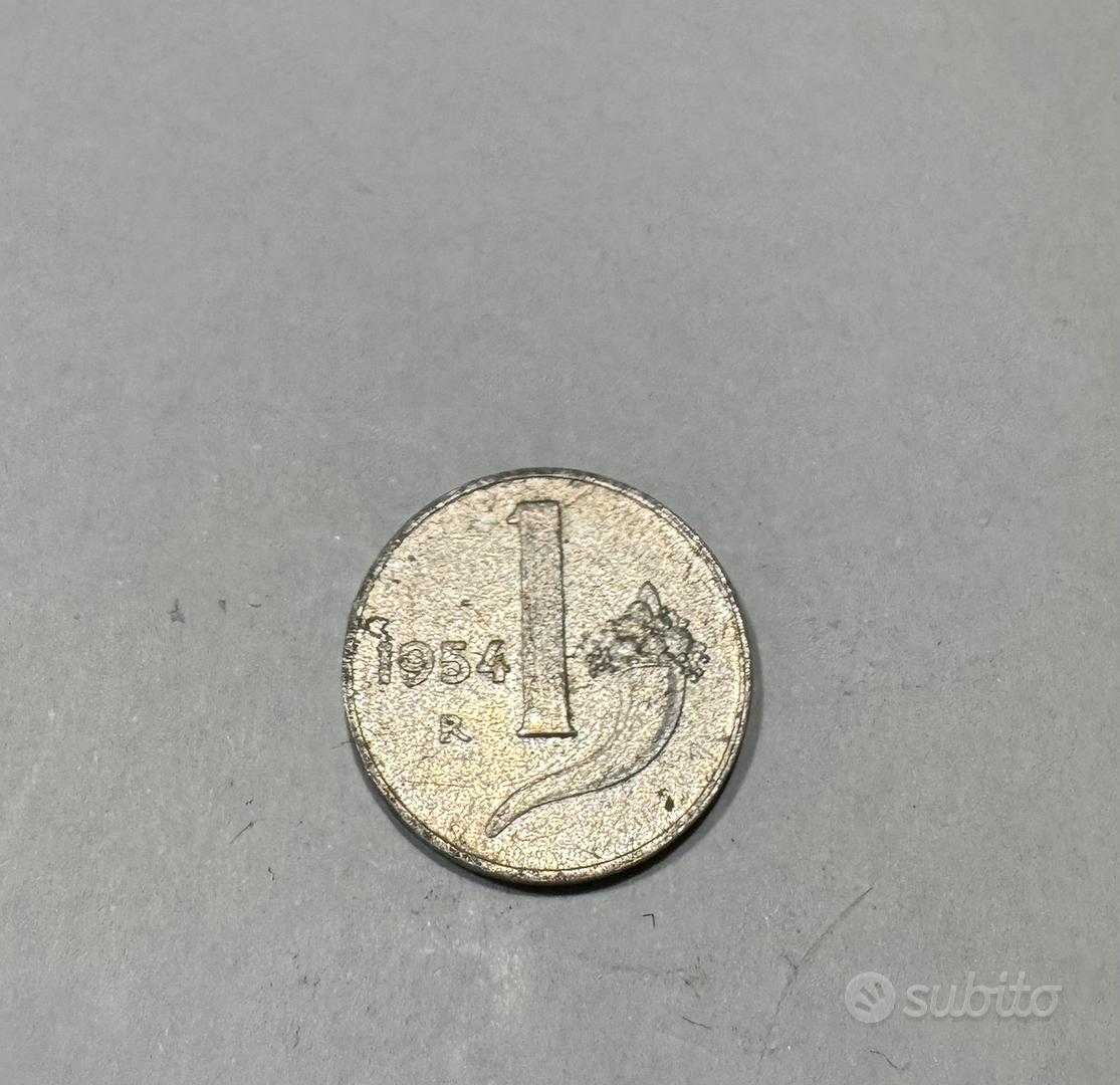 Moneta rara 1 lira 1954 - Collezionismo In vendita a Livorno