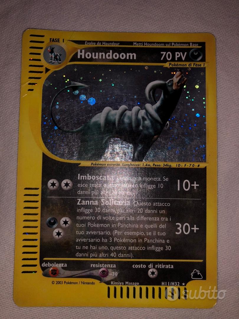 Carta Pokemon Houndoom Collezionismo In Vendita A Udine
