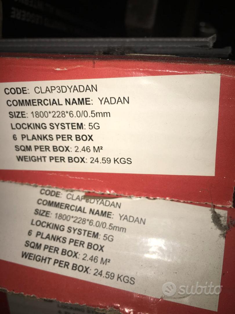 Pavimento SPC Deco Clap 3D Yadan - Giardino e Fai da te In vendita a ...