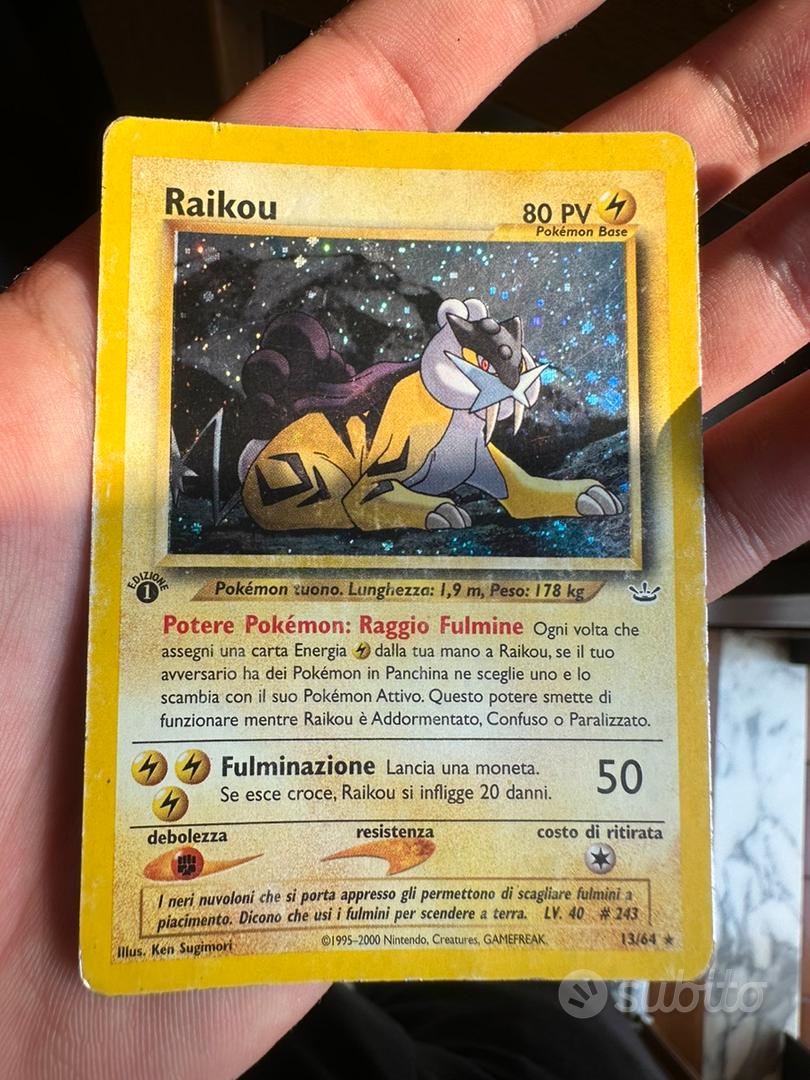 Raikou 1 edizione holo in italiano - Collezionismo In vendita a Torino