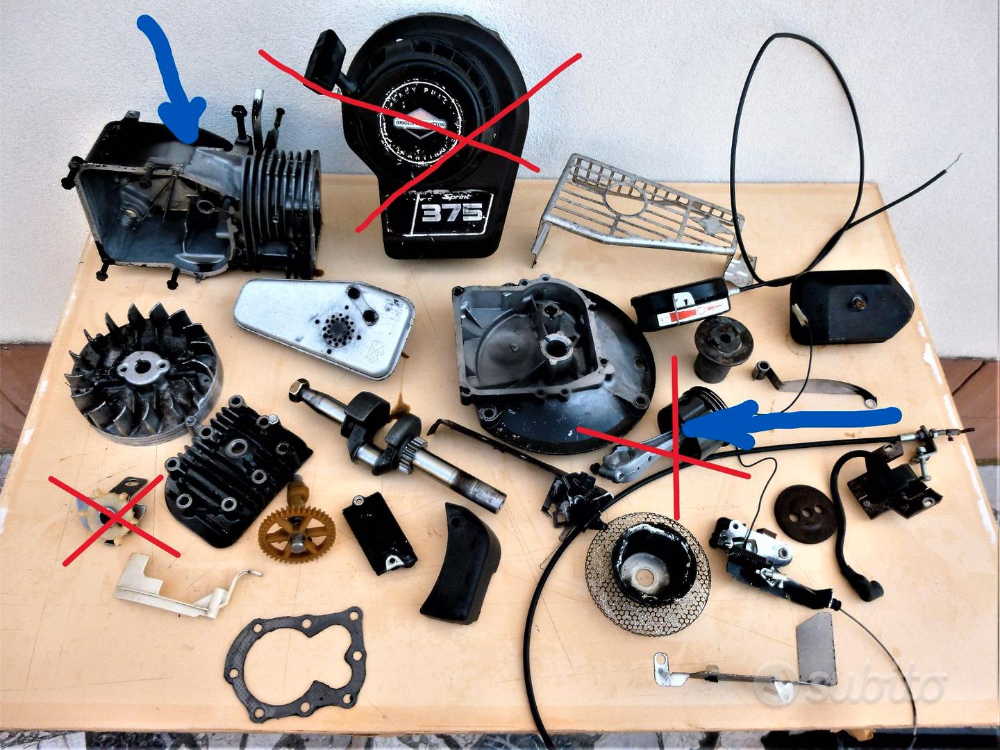 Ricambi per motore BRIGGS & STRATTON Sprint 375 - Giardino e Fai da te ...