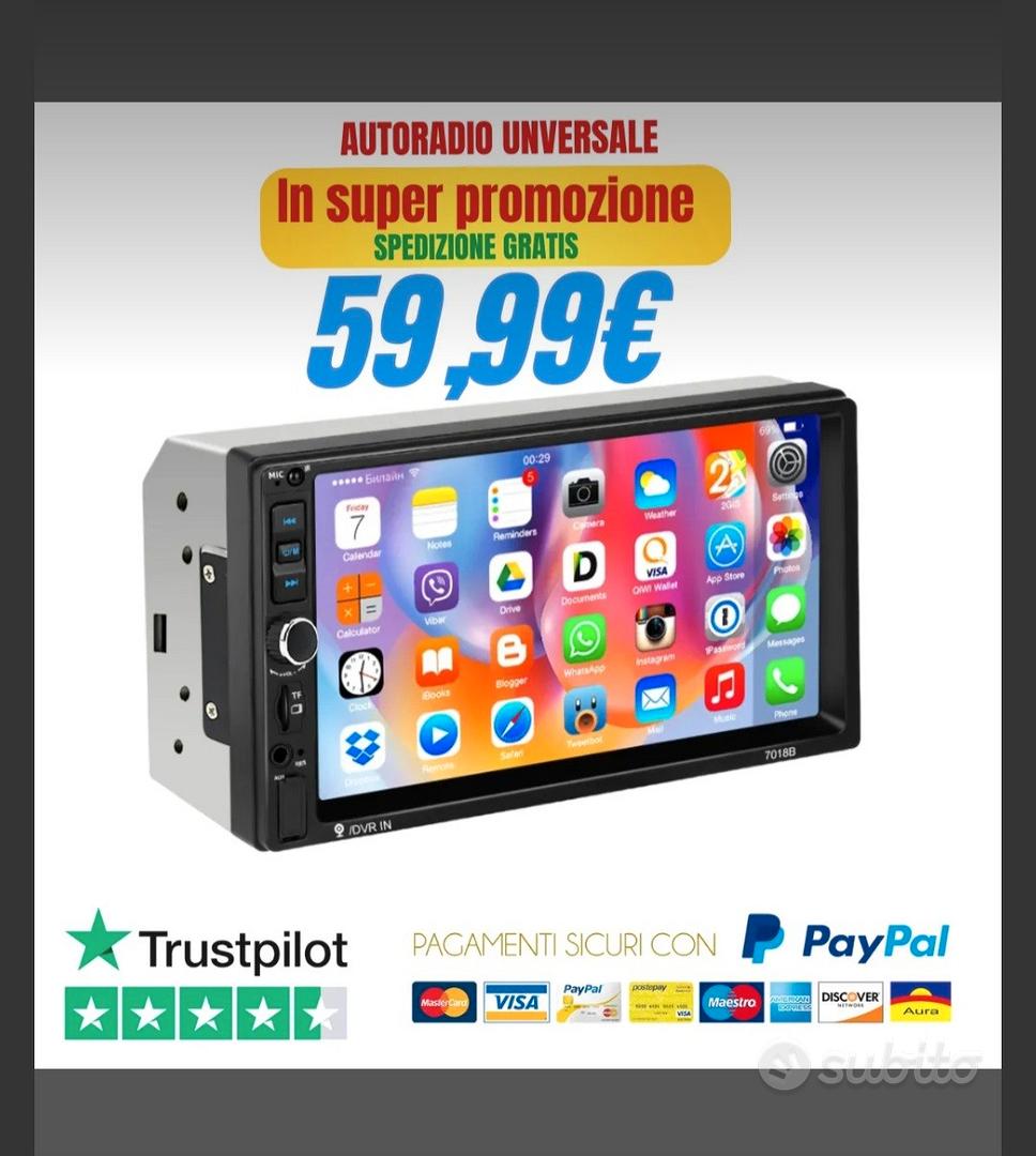 autoradio con Display pert auto - Audio/Video In vendita a Palermo