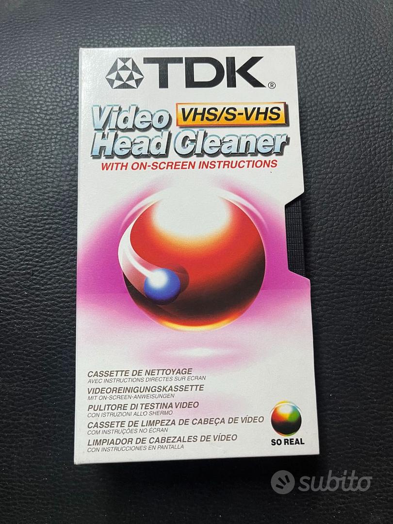 VHS cleaning. Sony video head cleaner VHS/S-VHS - Audio/Video In ...